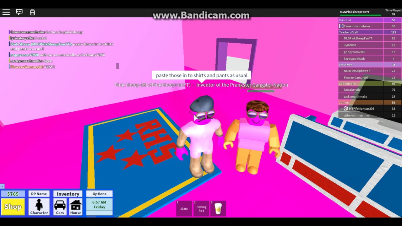 How to make a Pink Sheep Outfit in ROBLOX High School - YouTube