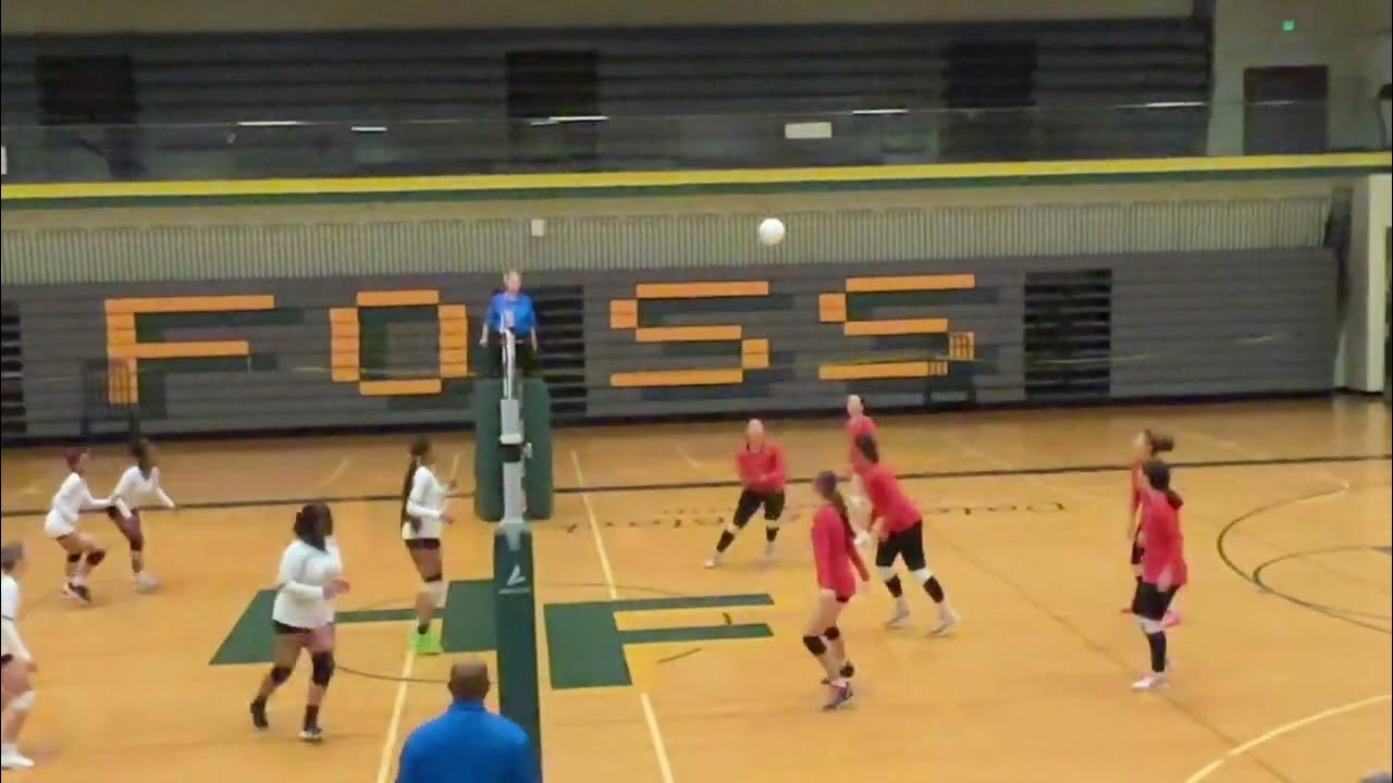 Volleyball: Foss High School vs Franklin Pierce High School Set 3 - YouTube