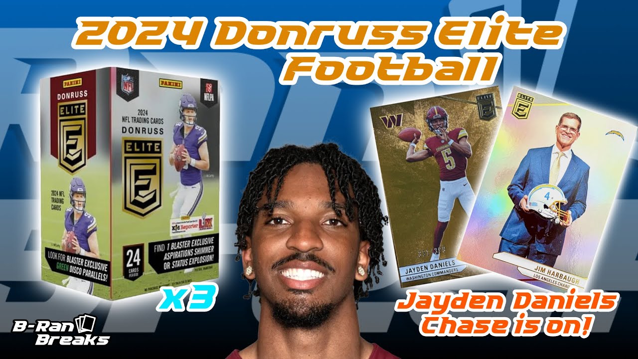 Is Elite Football ELITE? 2024 Donruss ELITE Football Blaster Boxes ...