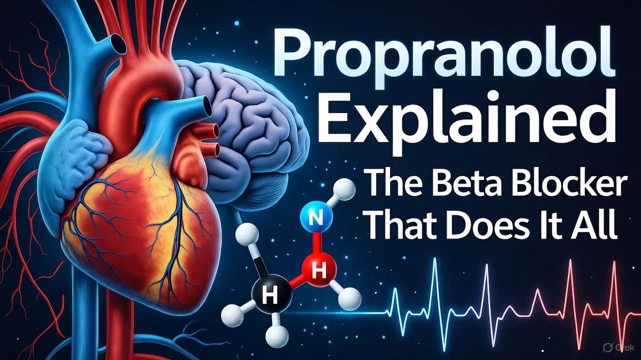PROPRANOLOL: Watch Before STARTING or STOPPING! (Side Effects, Uses ...