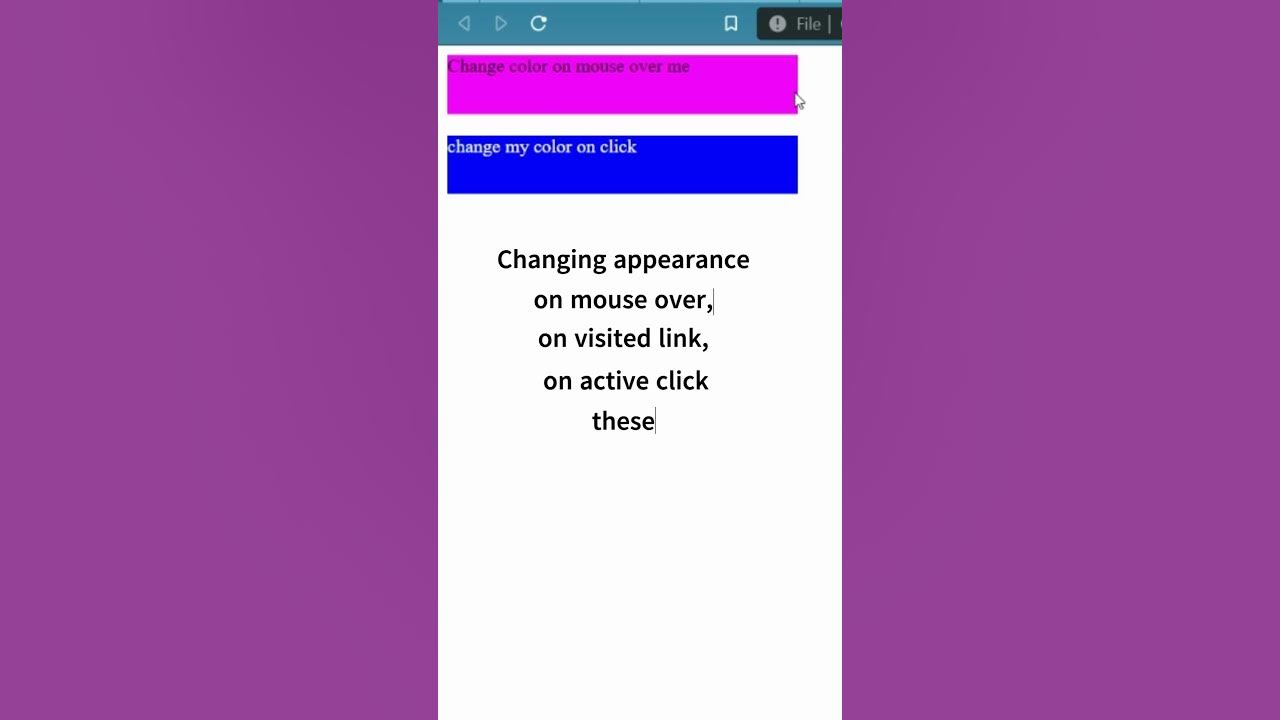 Html and Css Basic 20 -- Selectors Part 3 --- Pseudo-class selectors Part 1 - YouTube