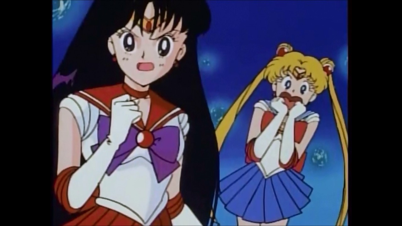 Sailor Mars Uses Mars Fire Ignite on Sailor John - YouTube