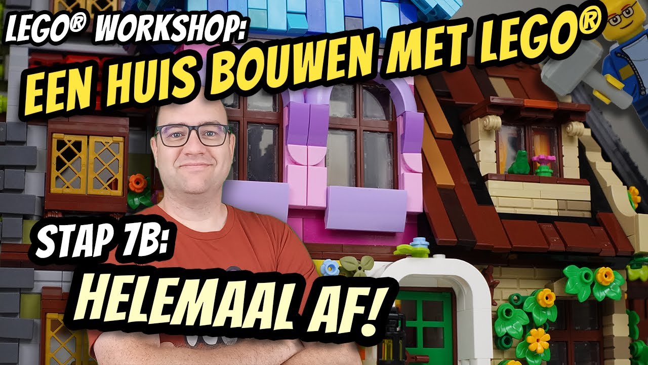 LEGO® huis bouwen: hij is af! Nederlandse instructies - YouTube