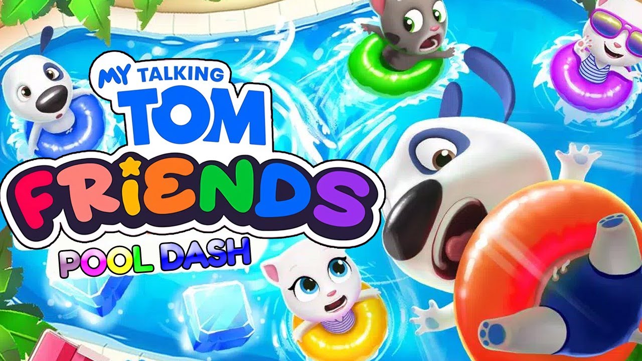 Battle Swimming Pool - Pool Dash #mytalkingtomandfriends #game #kucing ...