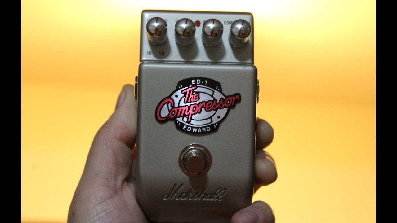 Pedal Marshall The Compressor ED-1 - Review + Dicas - YouTube