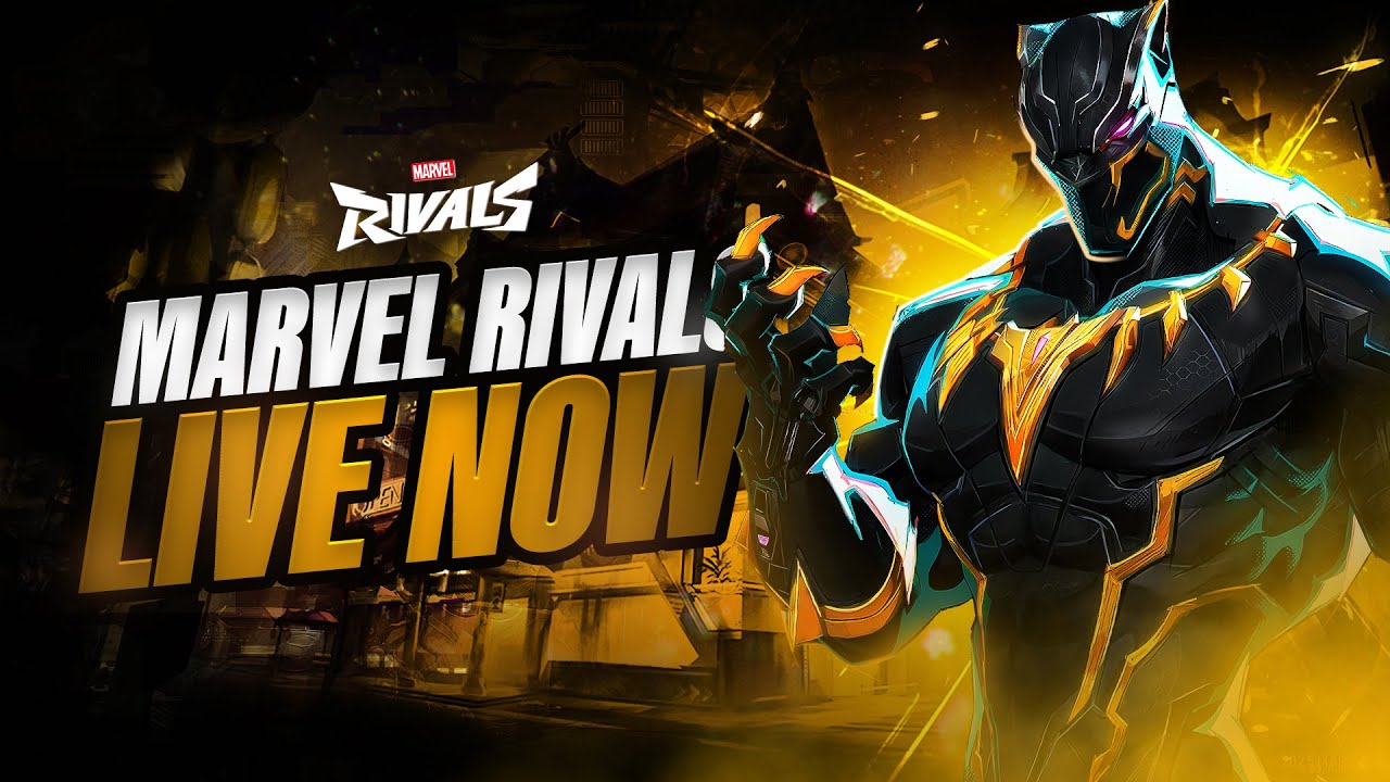 Free Marvel Rivals Thumbnail Template - Black Panther - YouTube