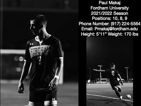 Paul Makaj Fordham University 2021 Senior Highlights - YouTube