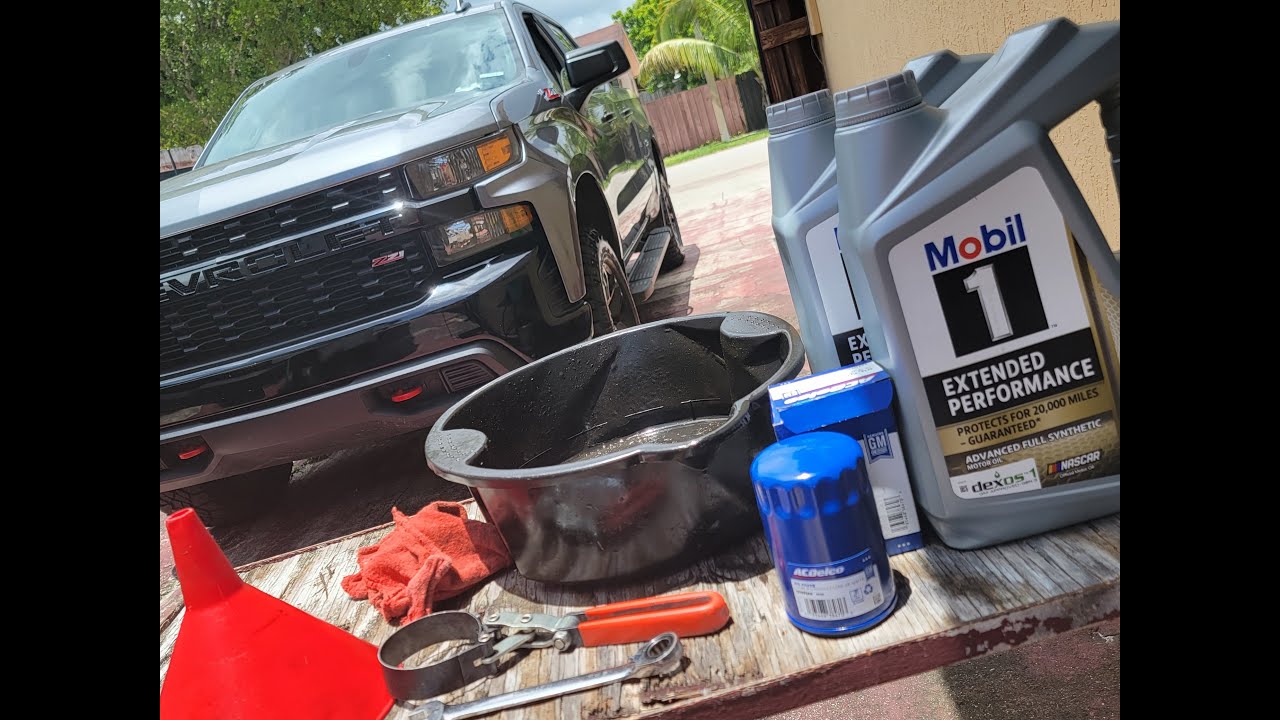 Chevrolet Silverado 2021 Oil Change ep#83 - YouTube