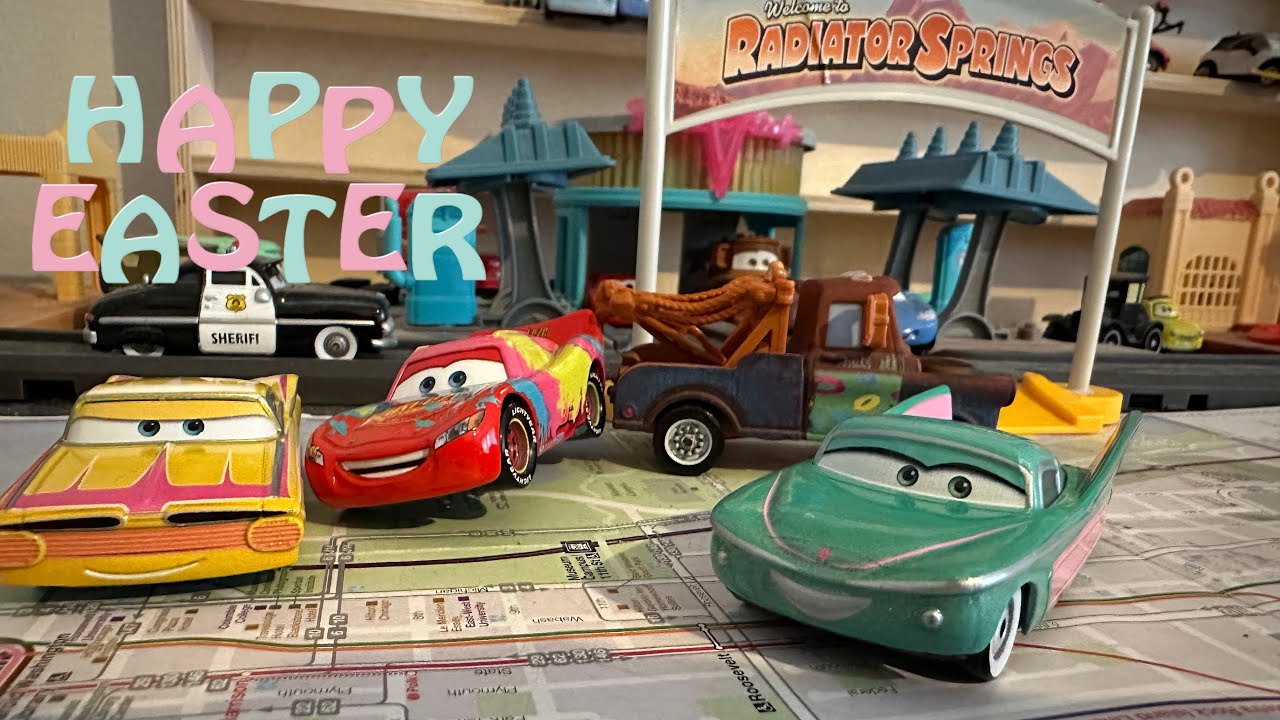 Mattel Disney Pixar Cars 2024 Easter Ramone, Lightning McQueen, Mater ...