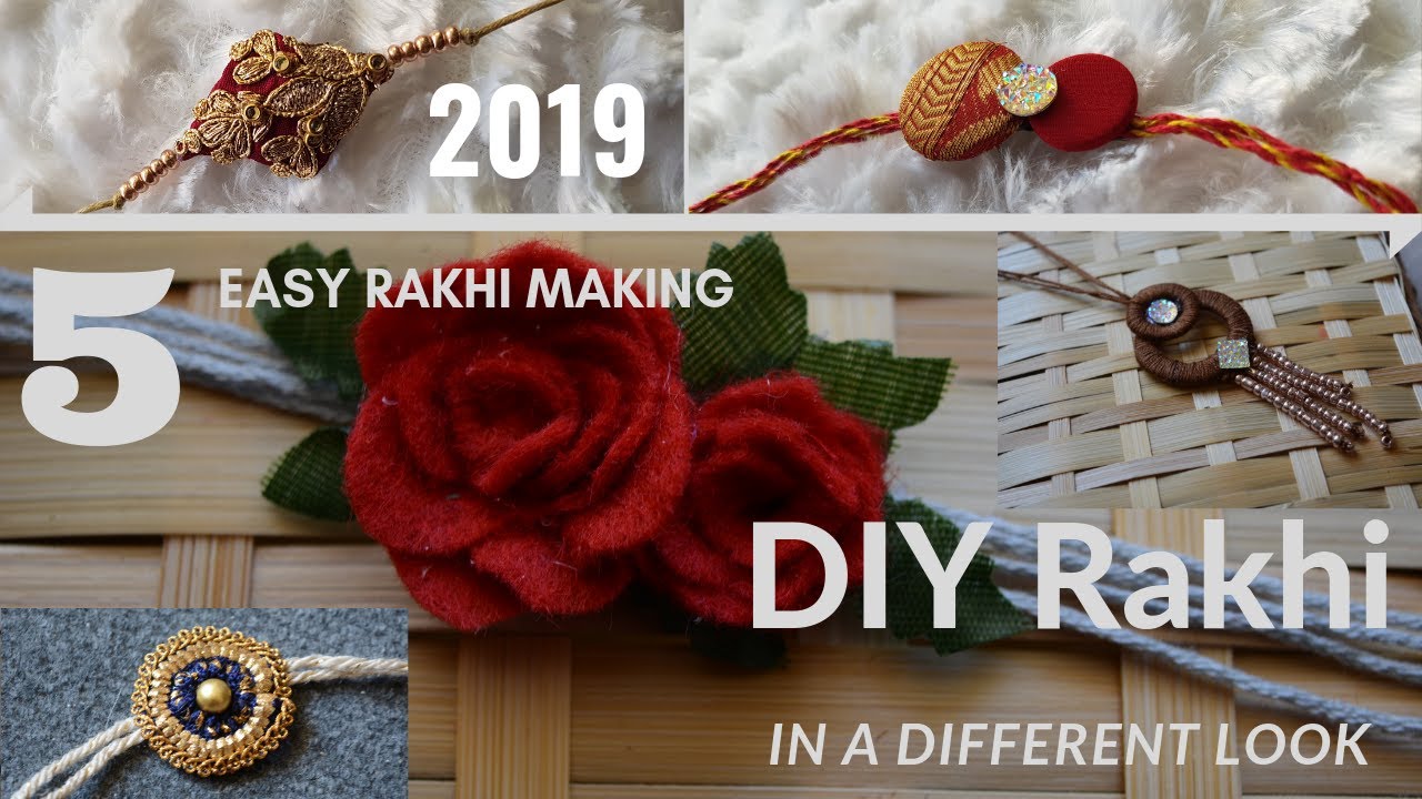 5 easy rakhi making ideas, DIY Rakhi, Rakhi making ideas, How to make ...