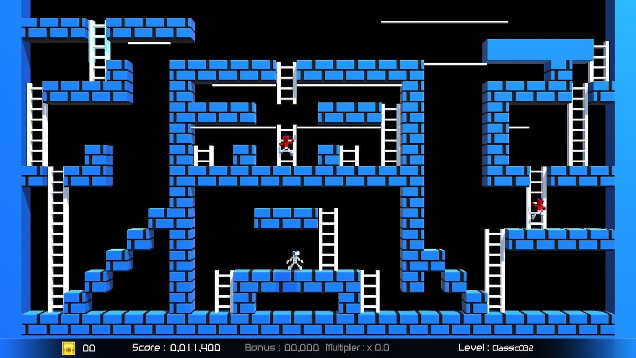 [001 - 070] Classic levels | Lode Runner Legacy | Retro, 1983 (2017 ...