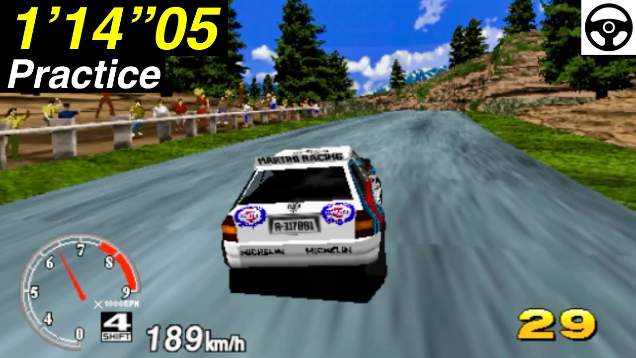 🏆 Forest - 1 Lap (1'14"05) [PS2] SEGA RALLY CHAMPIONSHIP (1995) - YouTube