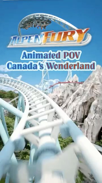 AlpenFury Animated POV - Canada’s Wonderland #shorts #sixflags # ...