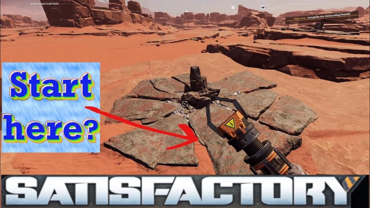 Starting locations in Satisfactory, A super-beginner guide - YouTube