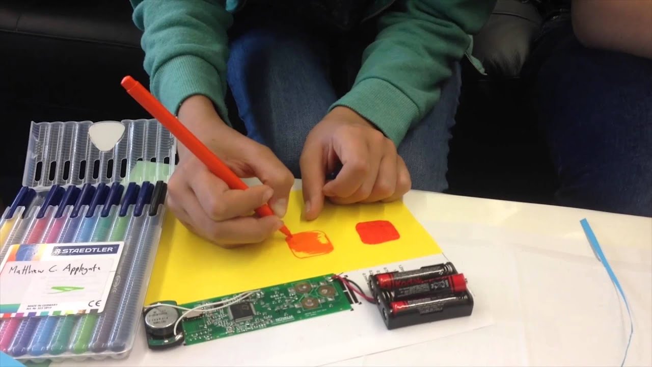 Creative Computing Club play with Novalia's CreatorKit: Printed Touch ...