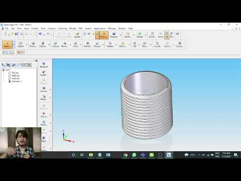 Threads | Solid Edge V20 - YouTube