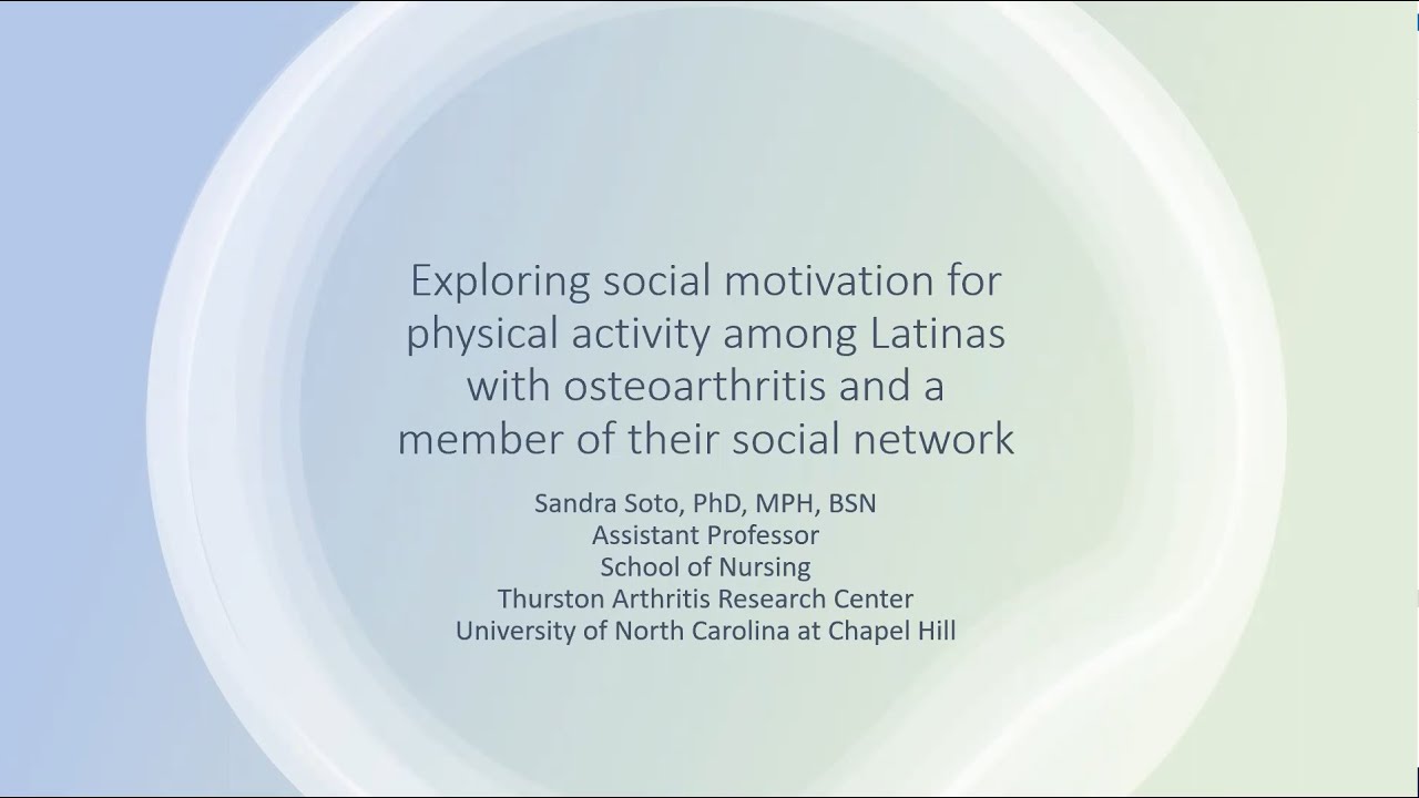 Qualitative dyadic interviews with Latinas with OA and a supporter of ...