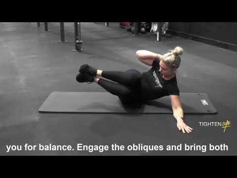 How to do Oblique Side Jack Knife Exercise | Abs and Core. Functional ...