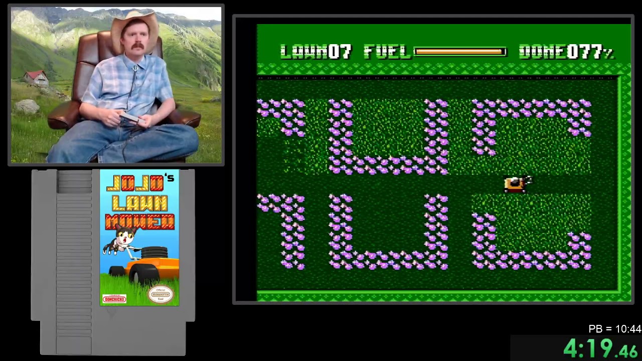 Lawn Mower NES (Homebrew) speedrun in 7:59 by Arcus - YouTube