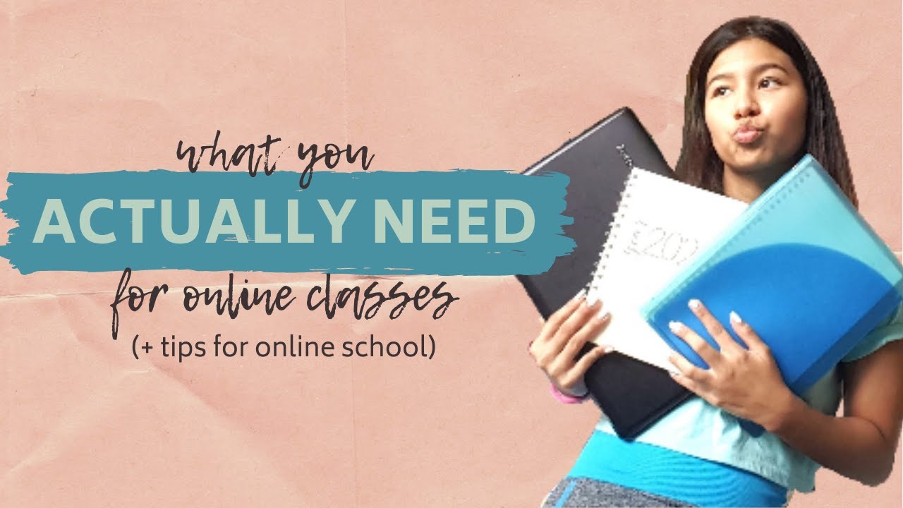 Essentials for Online School / Classes | Tips for Online Classes ...