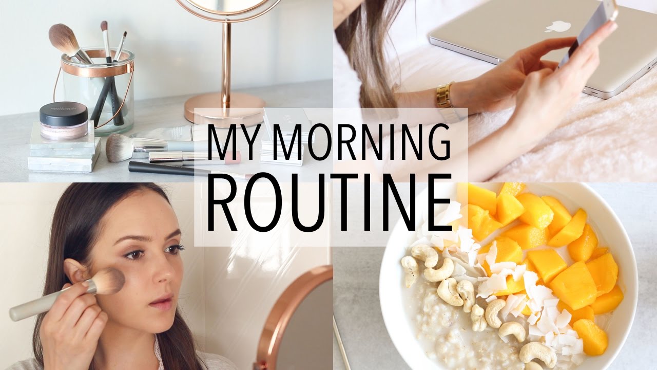 MY MORNING ROUTINE + HEALTHY BREAKFAST IDEA! - YouTube