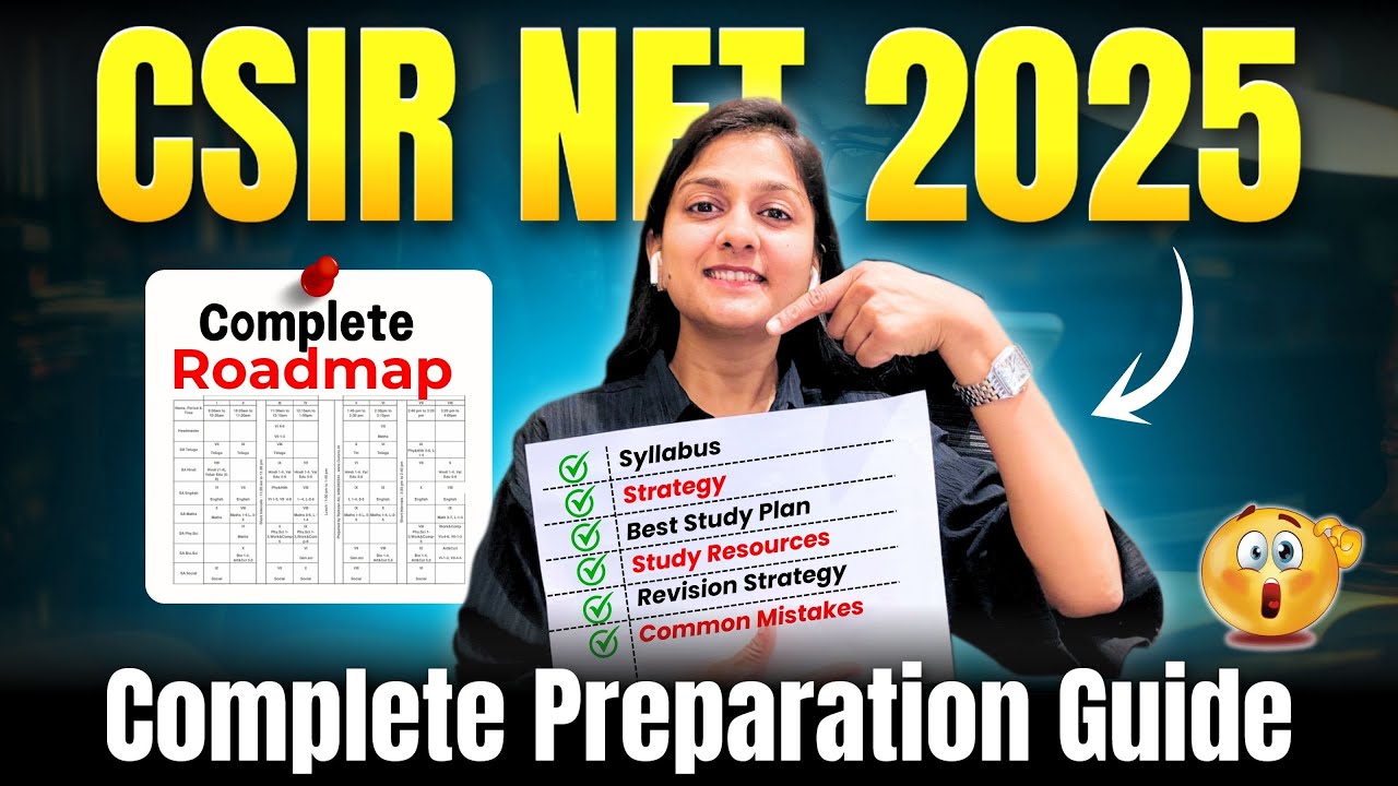CSIR NET 2025: Complete Preparation Guide | Syllabus, Strategy & Best ...