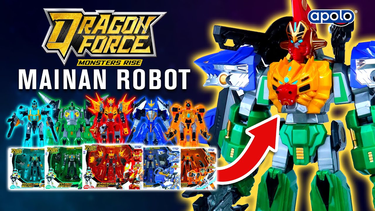 Mainan Robot Dragon Force - YouTube