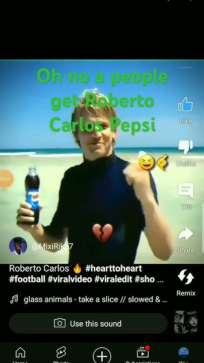 Roberto Carlos is not big fan of sharing ☠️ - YouTube