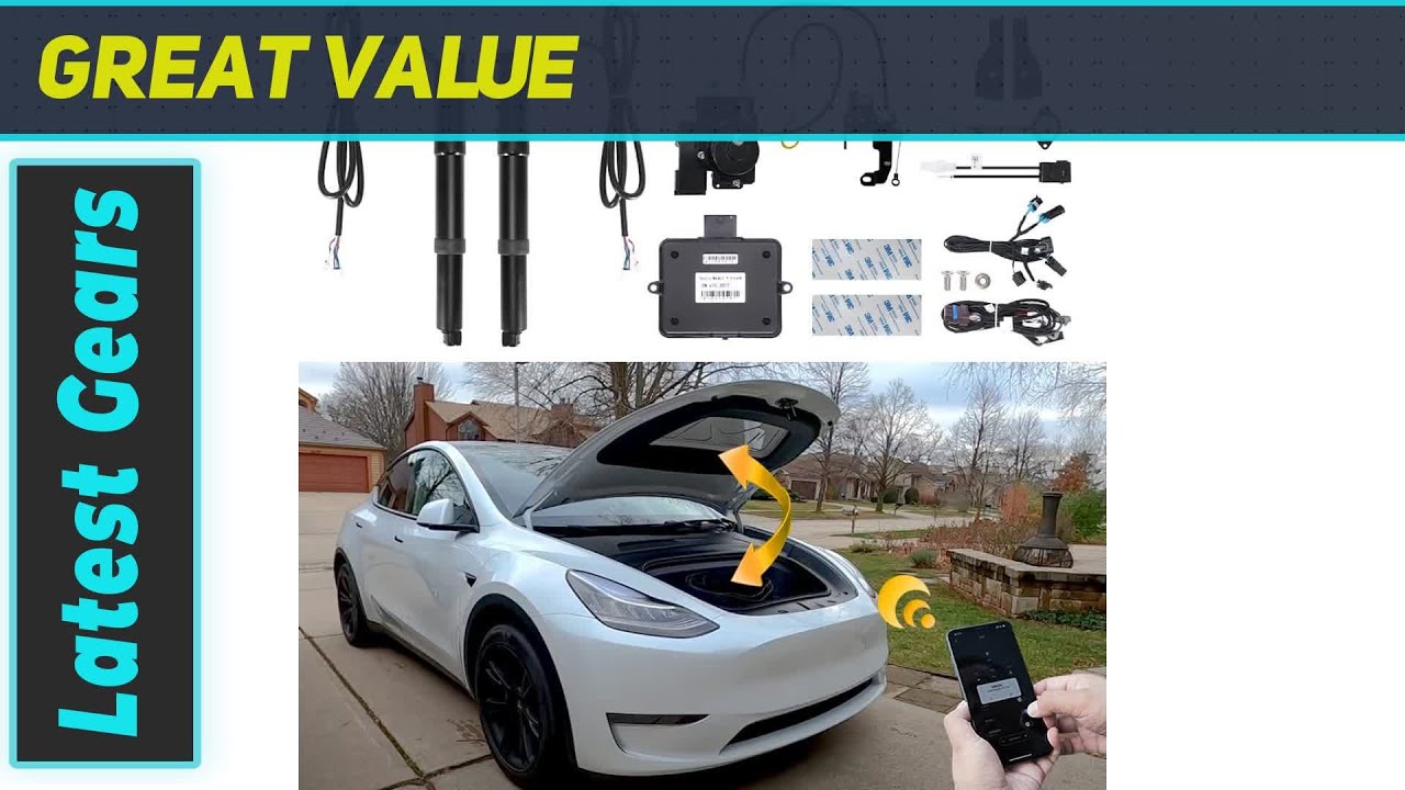 Hansshow Tesla Model Y Power Frunk V5: The Best Upgrade for Your Tesla ...