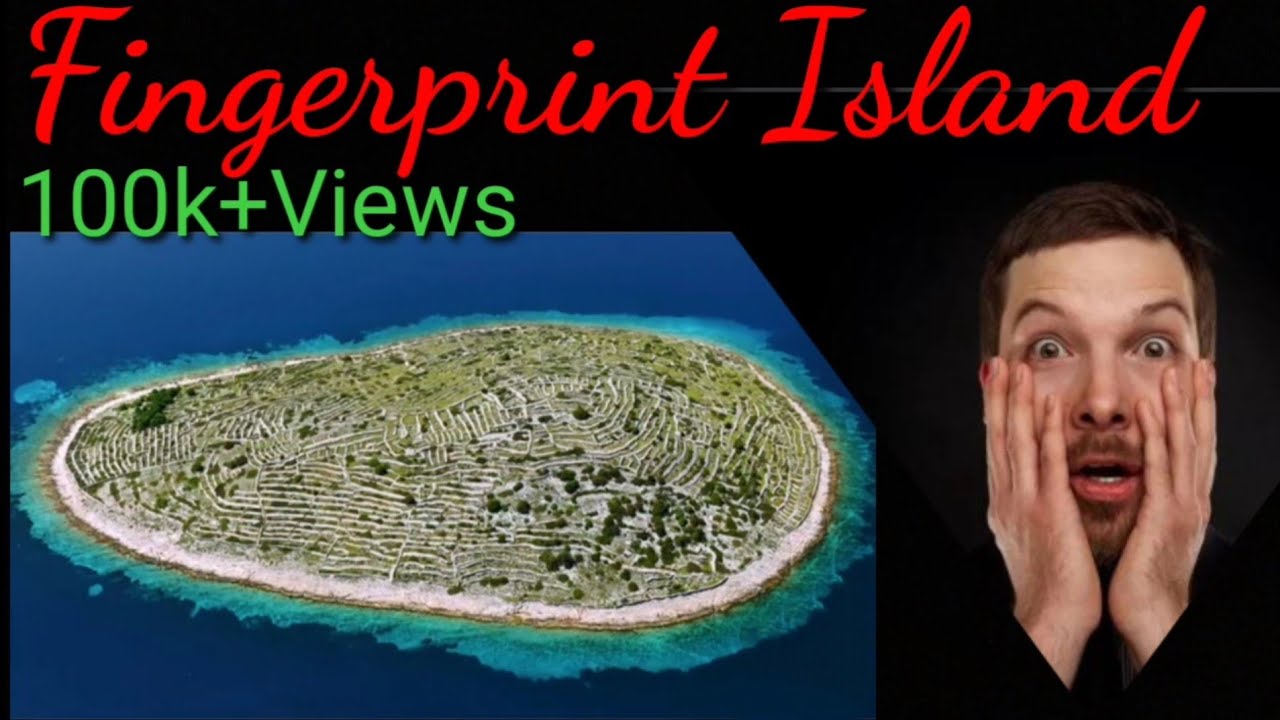 Fingerprint Island /Thumbprint Island In The Adriatic Sea #A1Study ...