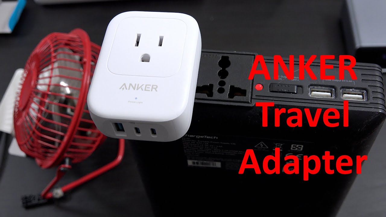 Anker USA International Plug Adapter, Travel Adapter, 15W Max with 2 AC ...