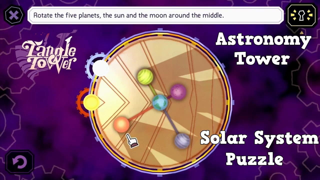 Tangle Tower - Astronomy Tower - Solar System Puzzle Solution - YouTube