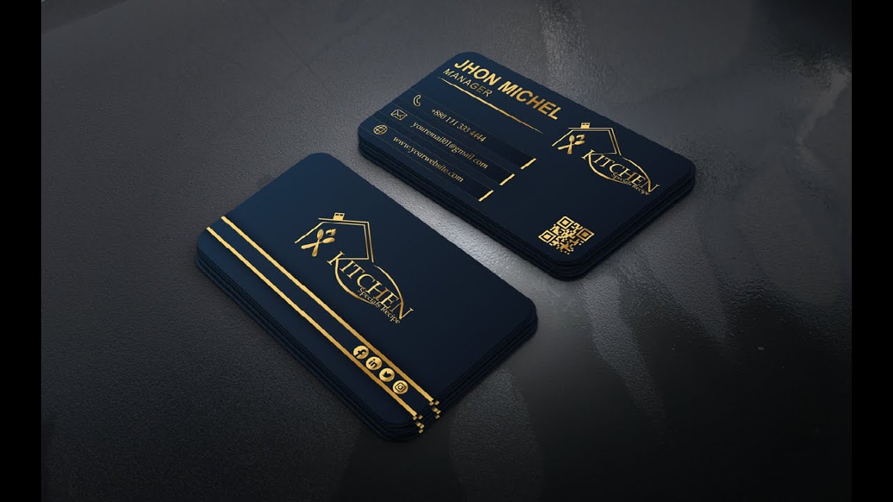 How to Create Business Card Design in Adobe Illustrator Illustrator ...