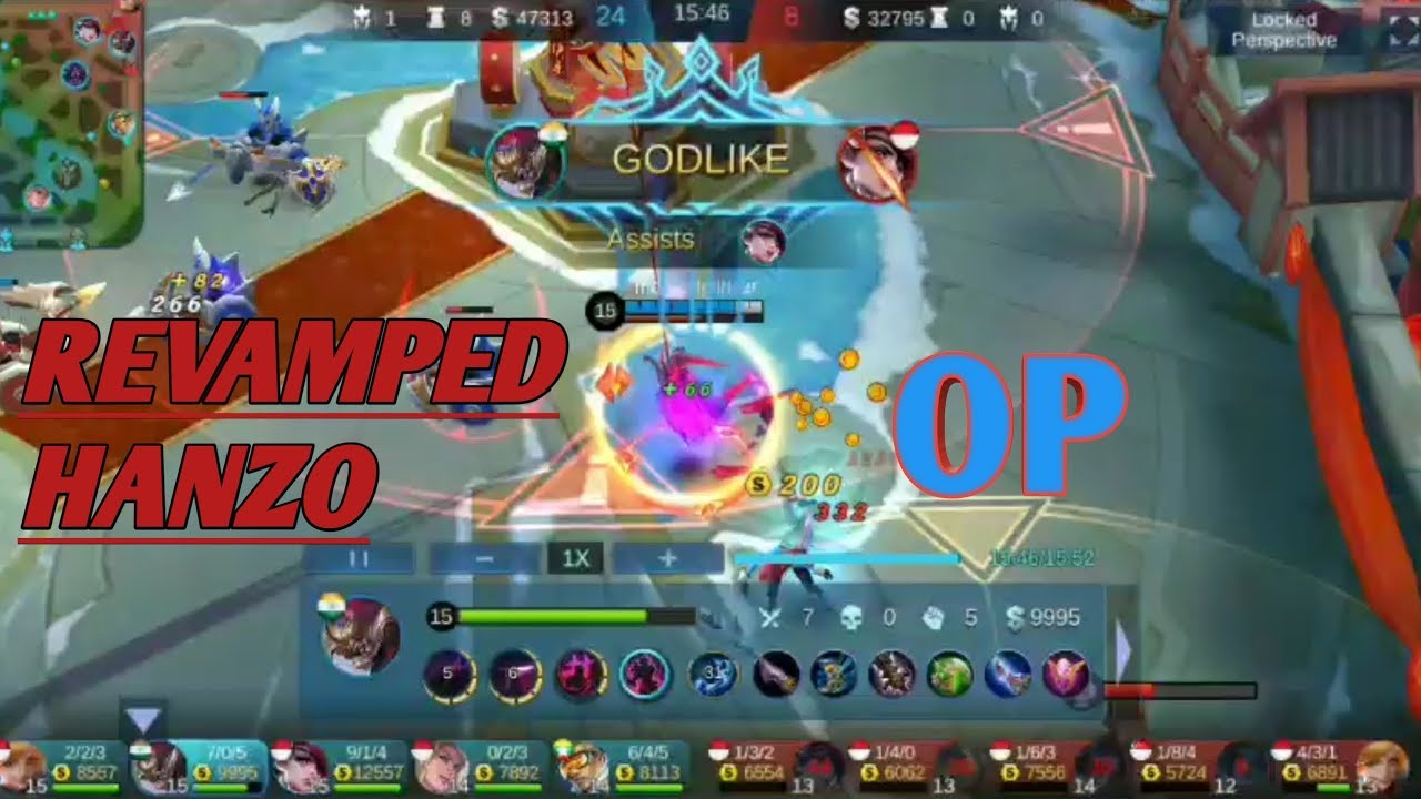 Revamped Hanzo Gameplay Mobile Legends| Hanzo Build And laning strategy ...