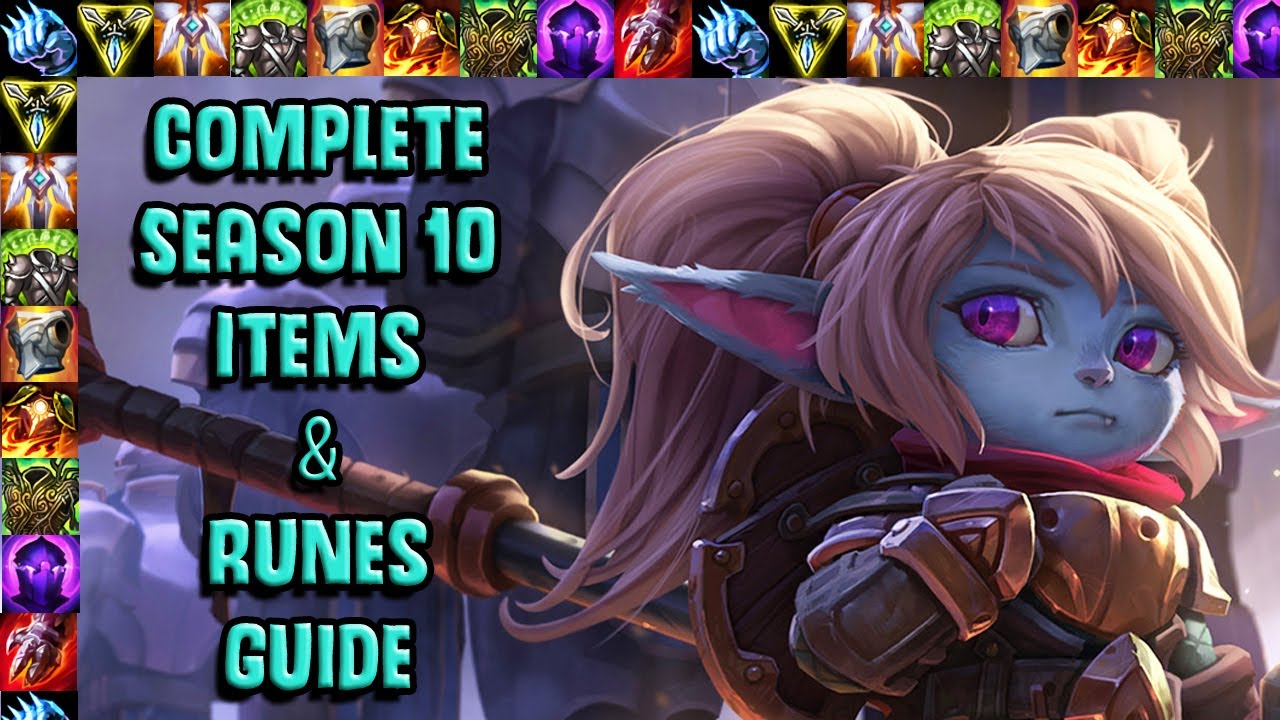 The Complete Season 10 Items & Runes Guide for Poppy - YouTube