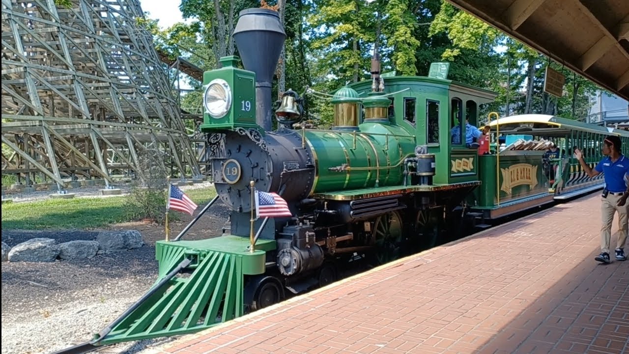 Kings Island and Miami Valley Railroad 19 Green train ride and cab ...
