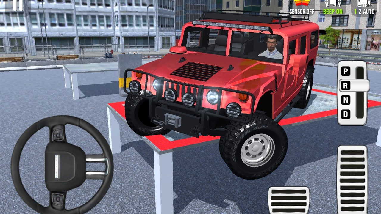 Red Hummer Parking Challenge in Master of Parking (Mobile Game)! Car ...