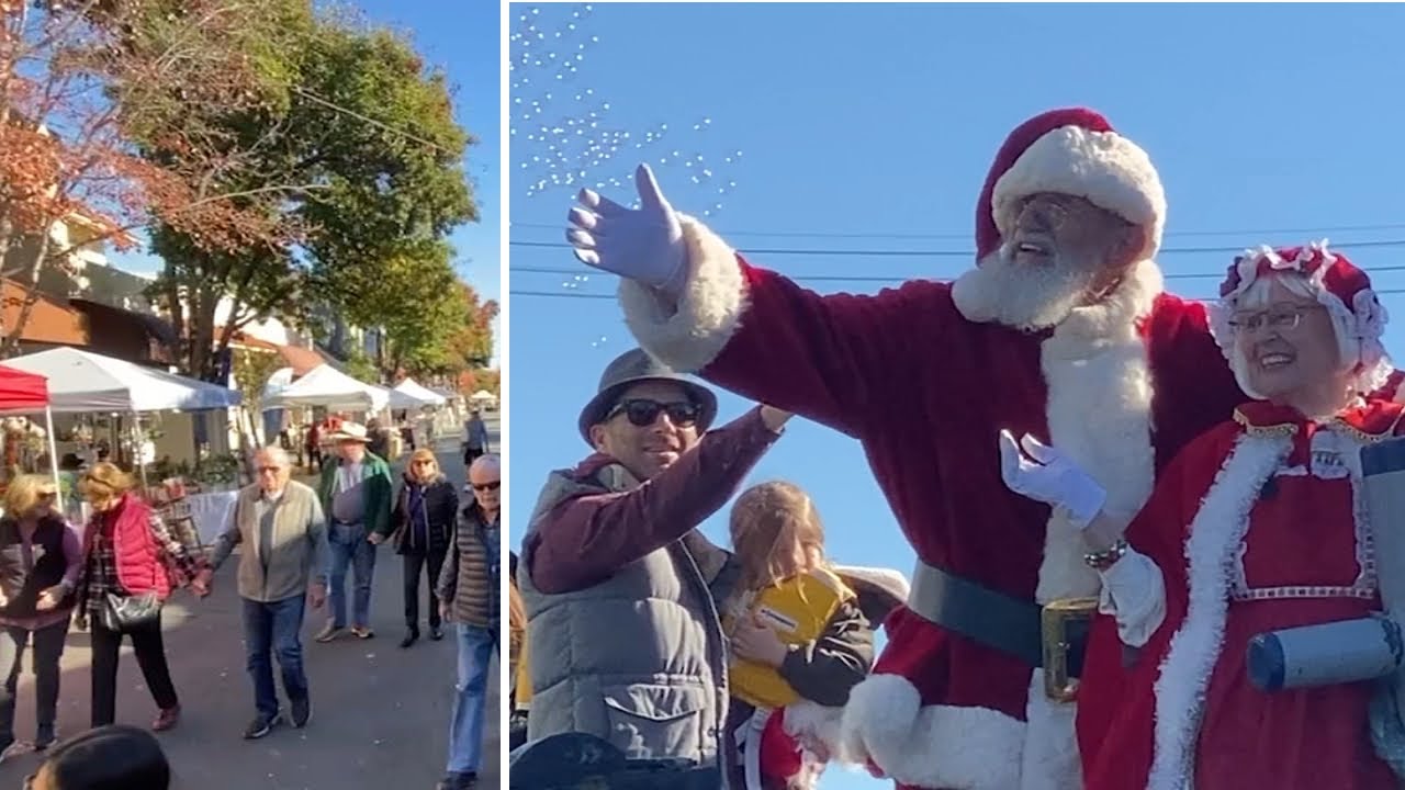 Santa Claus kicks off holiday season with rock star welcome on Small ...