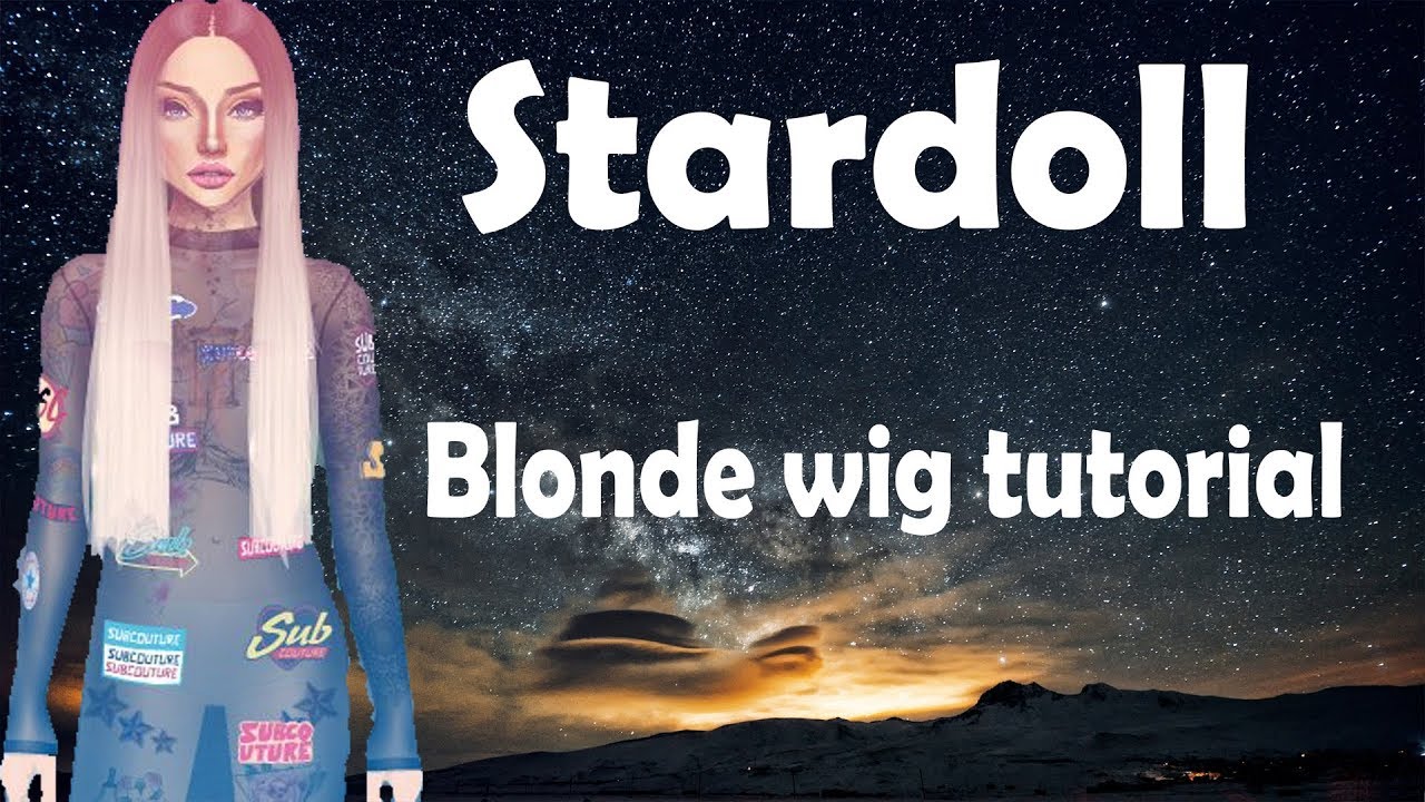 Stardoll │ Blonde Wig Tutorial → By: BeEmoME - YouTube