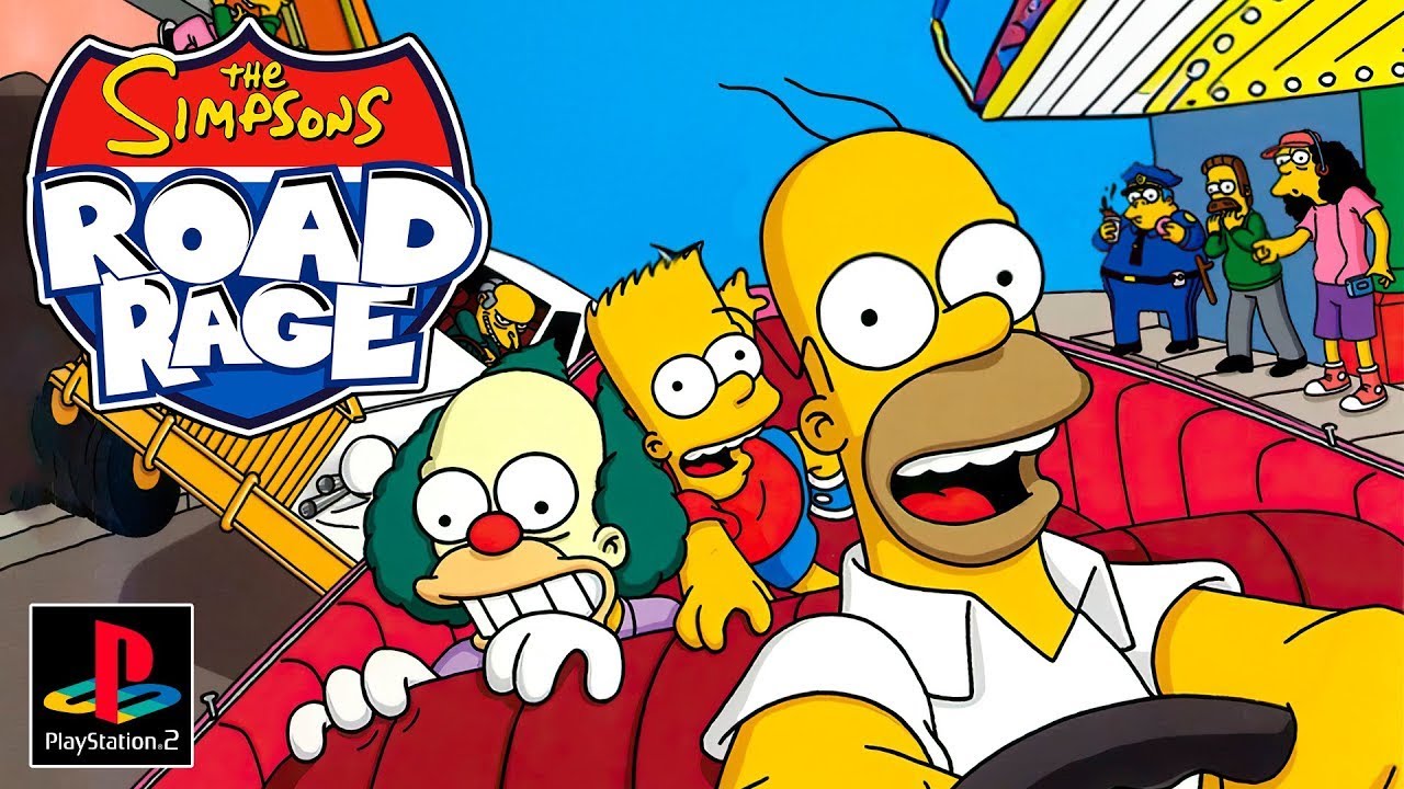 The Simpsons Road Rage gameplay - Lisa - (PS2) - YouTube