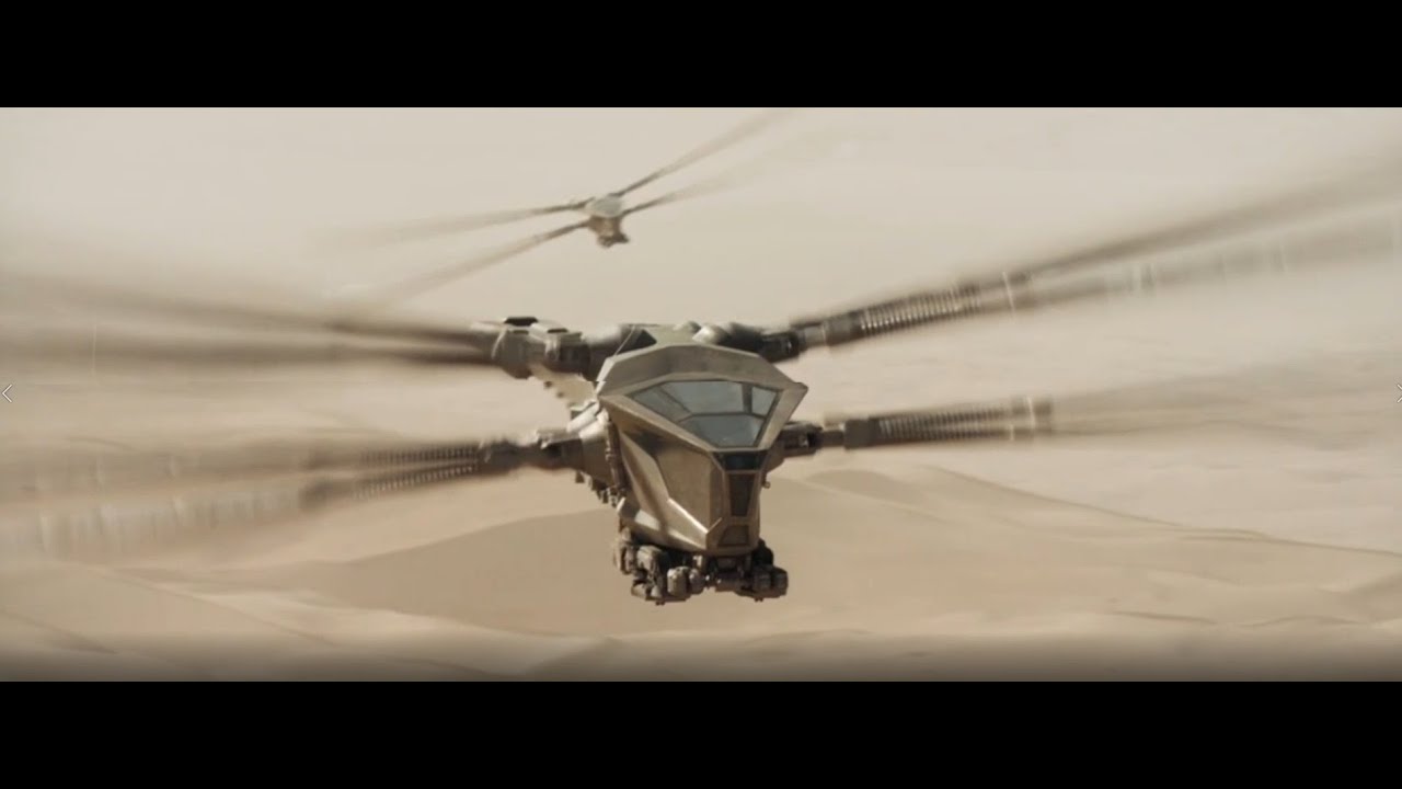 DDC 1/32 Scale DUNE 2021 Ornithopter - 11 - Thopter paint - YouTube