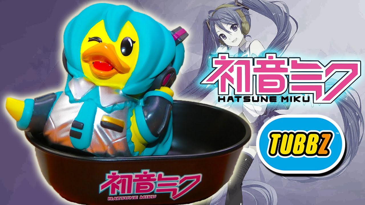 Hatsune Miku as a Rubber Duck! (Tubbz Review) - YouTube