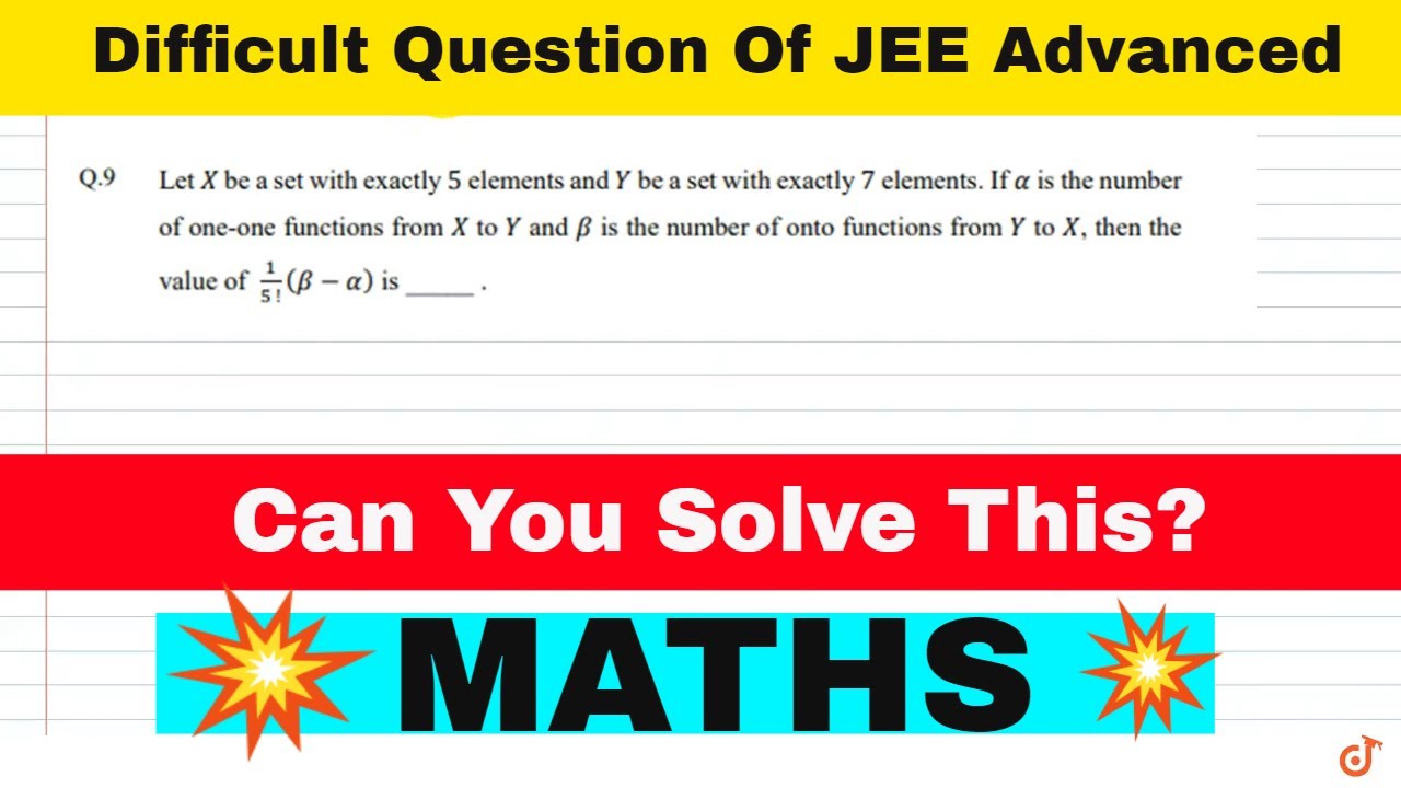 Difficult Question Of JEE Advanced 2018 Maths YouTube difficult-question-of-jee-advanced-2018-maths-youtube