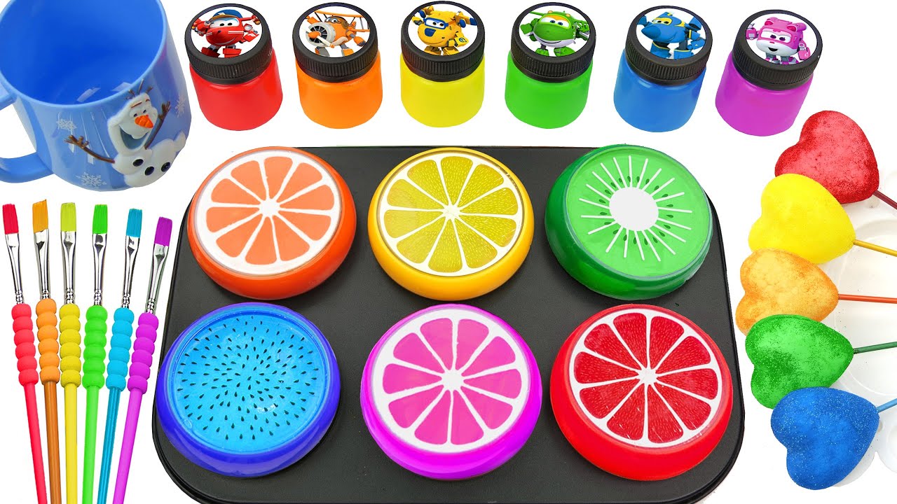 Satisfying Video Rainbow Mixing All Candy in Colors Fruit From Rainbow ...