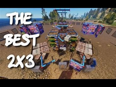RUST:THE BEST DUO BASE- 20+ rockets- 2x3 - YouTube