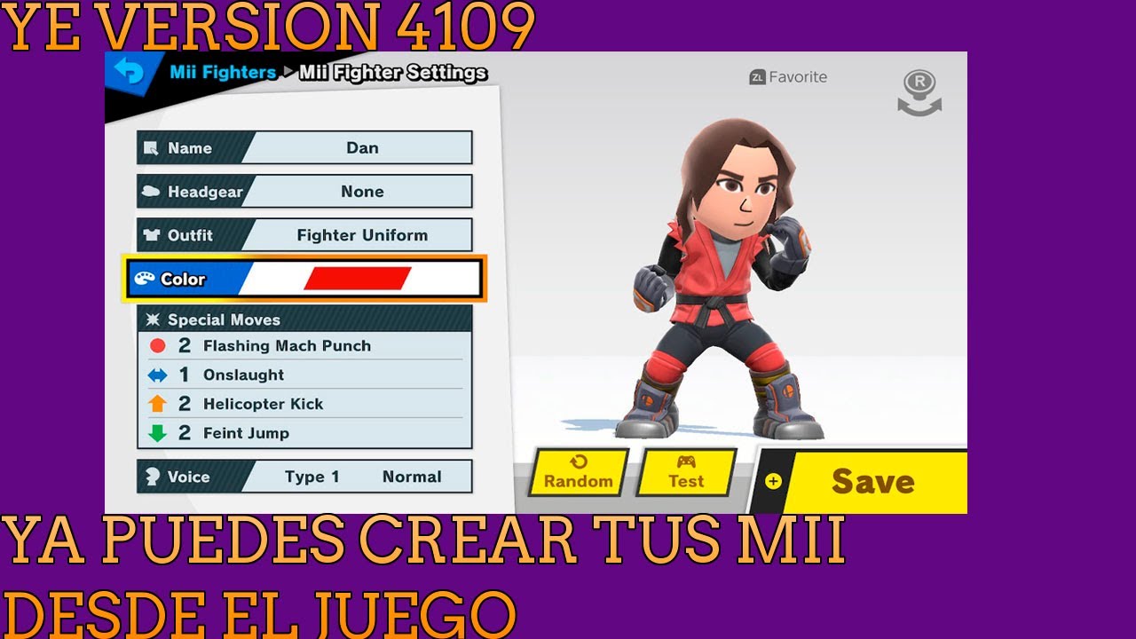 YE 4109 PODEMOS CREAR Y PERSONALIZAR LOS MII DESDE EL JUEGO DIRECTAMENTE - YouTube