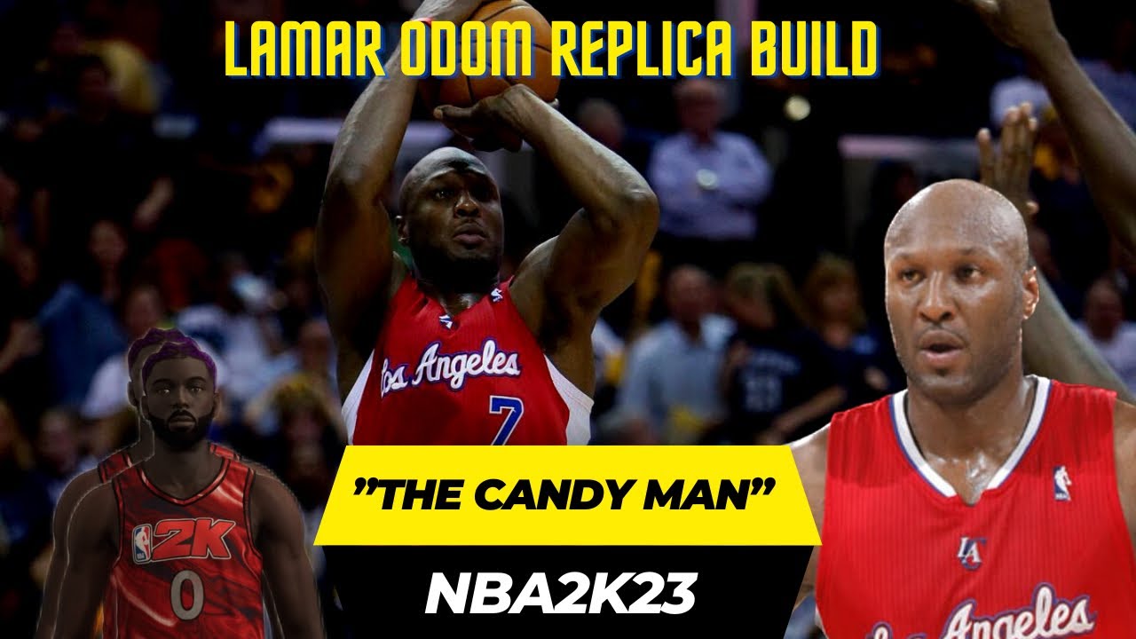 Lamar Odom "The Candy Man“ replica build on NBA 2K23 - YouTube