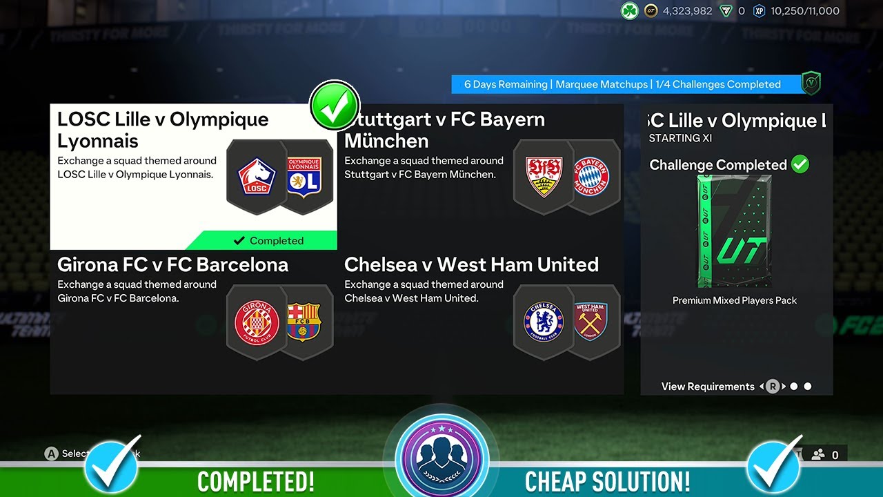 FC 24 Marquee Matchups - LOSC Lille v Olympique Lyonnais SBC - Cheap ...