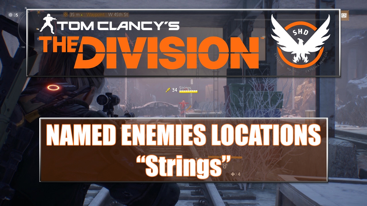 The Division Named Enemies Locations - Strings - YouTube