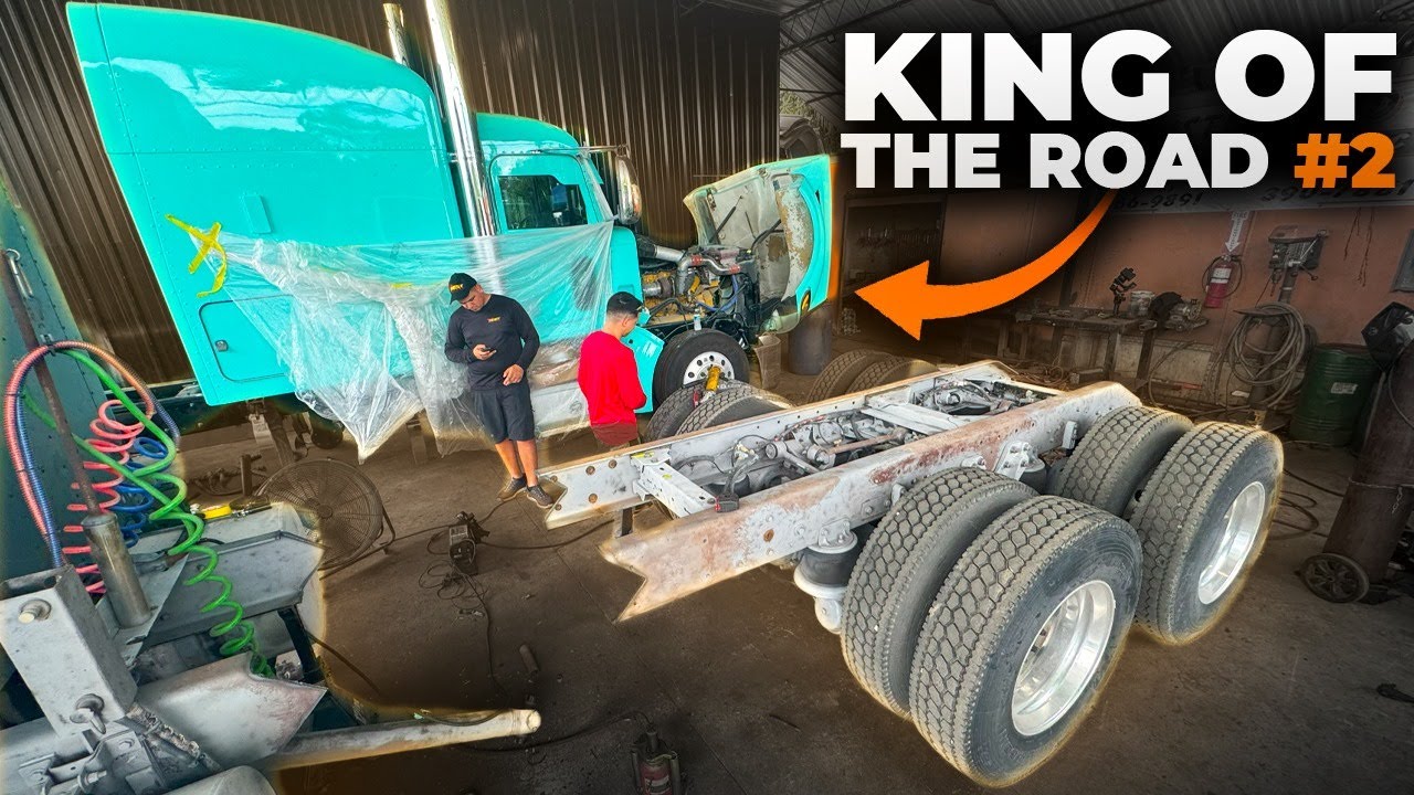 King of the Road: Frame Stretching a 2000 Kenworth W900L 305 INCHES 🔥 ...